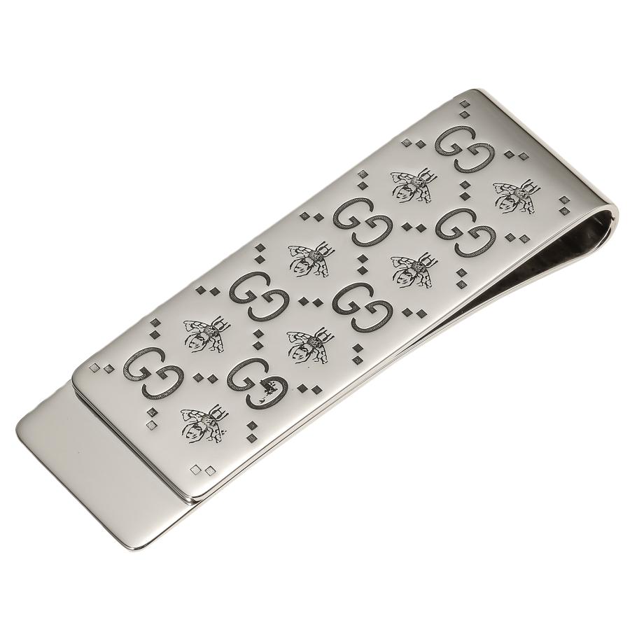 GUCCI（グッチ） マネークリップ 財布 アクセサリー 雑貨 小物 メンズ レディース アウトレット シルバー 送料無料 455884 ...