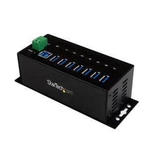 【新品/取寄品/代引不可】 7ポート産業用USB 3.0ハブ ESD保護/350Wサージ保護 ウォールマウント対応 ST7300USBME ...