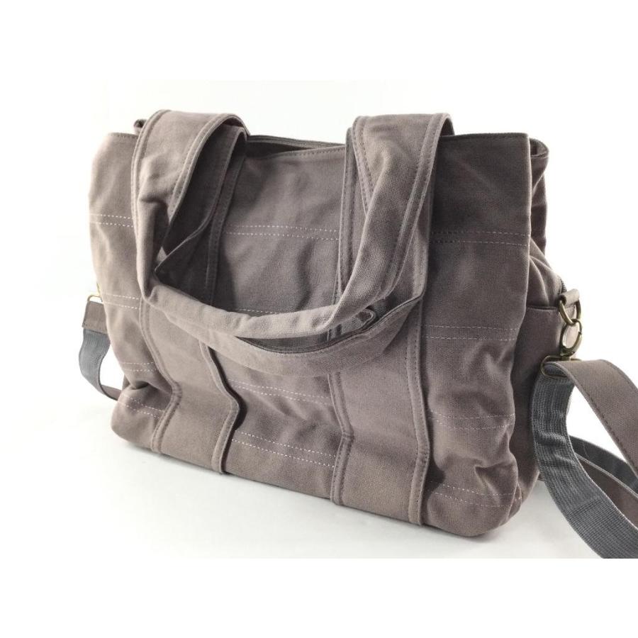 トートバッグ レディース 大容量 3室構造 2WAY キャンバス A4対応 グレージュ : アウトレットン - 通販 - Yahoo!ショッピング