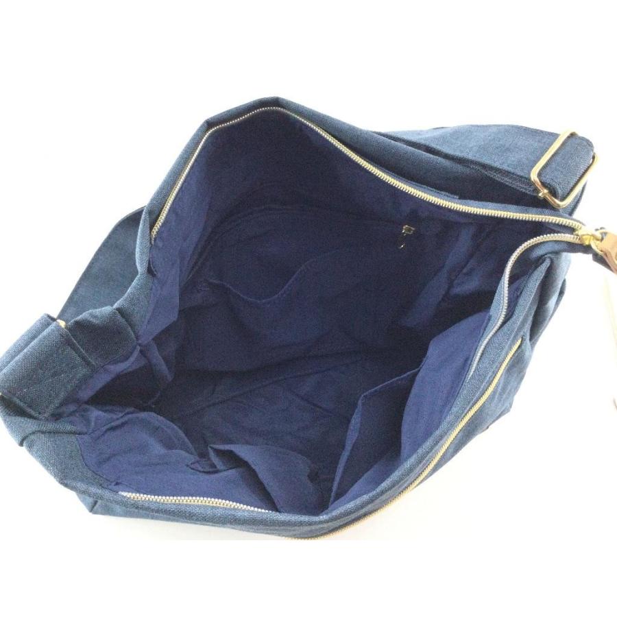 anello GRANDE 11ポケットショルダーバッグ anelloGRANDE アネログランデ 大容量 A4対応 ネイビー : アウトレットン - 通販 - Yahoo!ショッピング