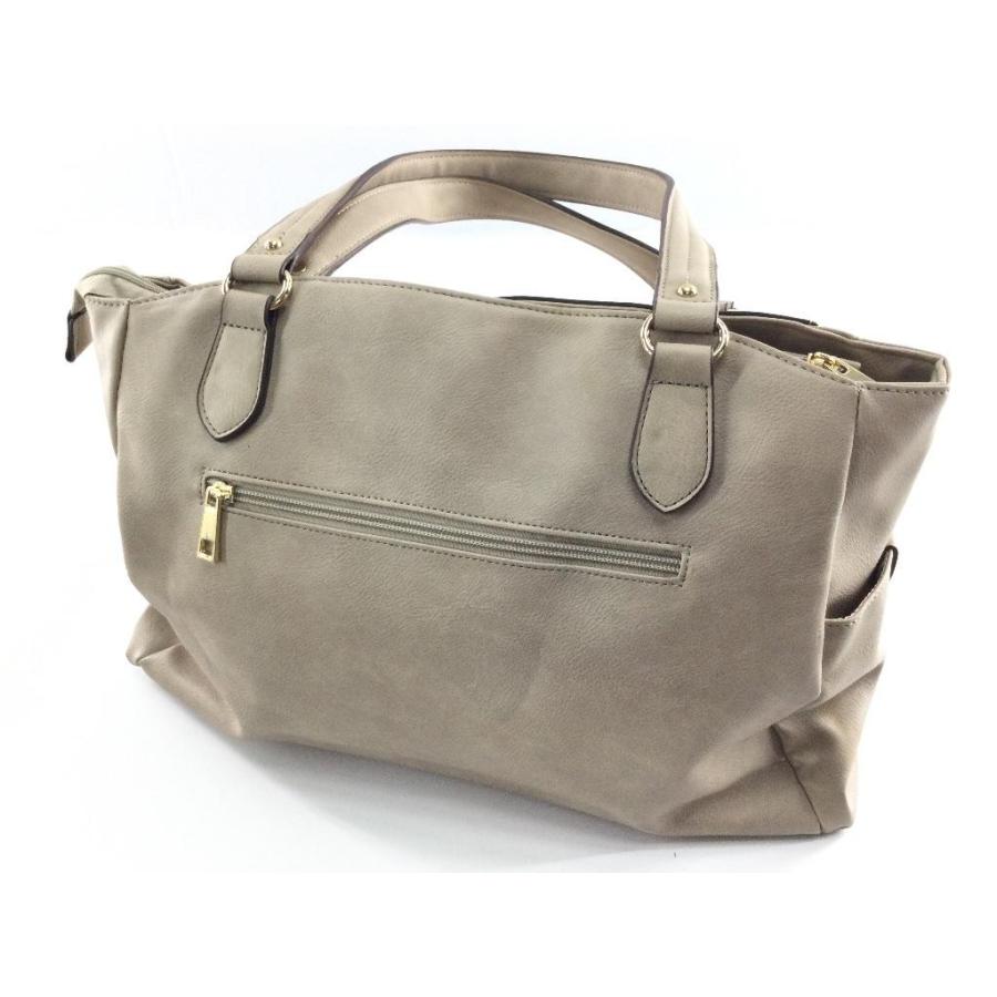 バッグ レディース 10ポケット リボンモチーフ アンティーク調 2WAY トート A4対応 大容量 ベージュ : アウトレットン - 通販 - Yahoo!ショッピング