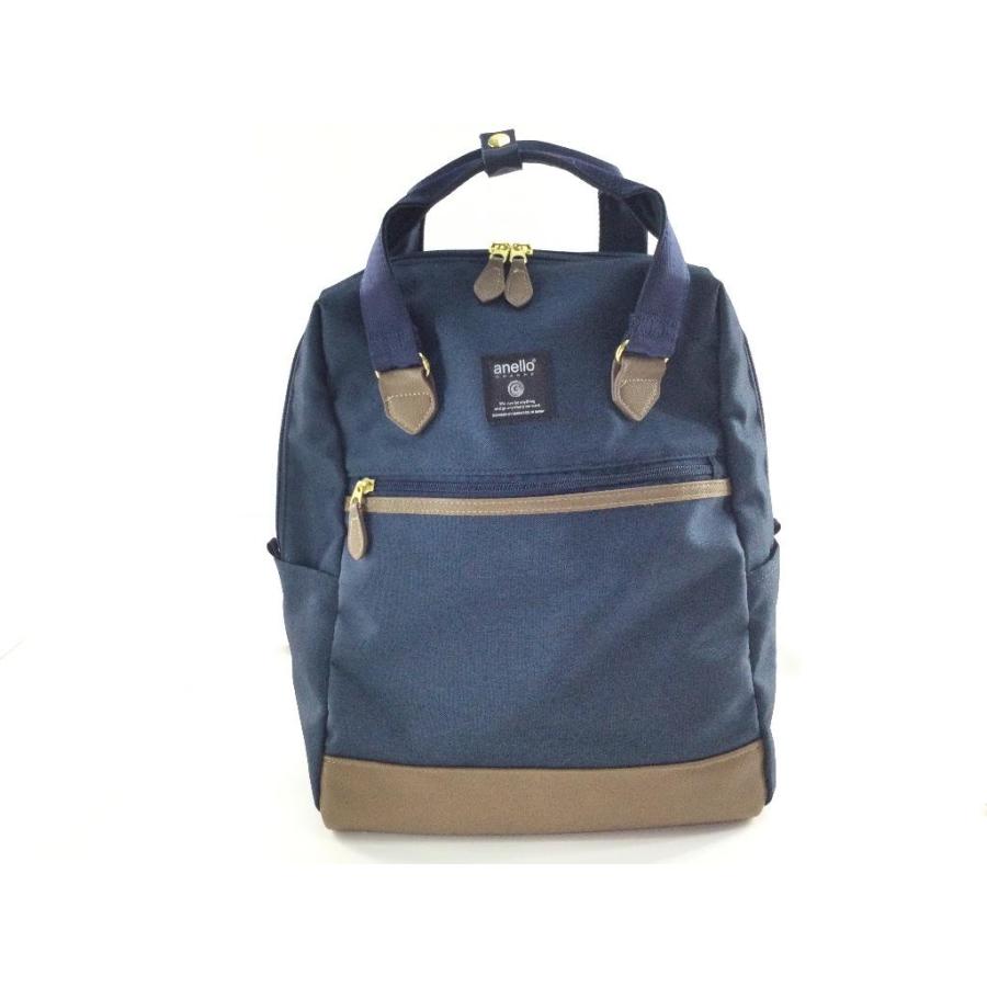 anello GRANDE 10ポケットリュック アネログランデ はっ水A4対応 ネイビー : アウトレットン - 通販 - Yahoo!ショッピング