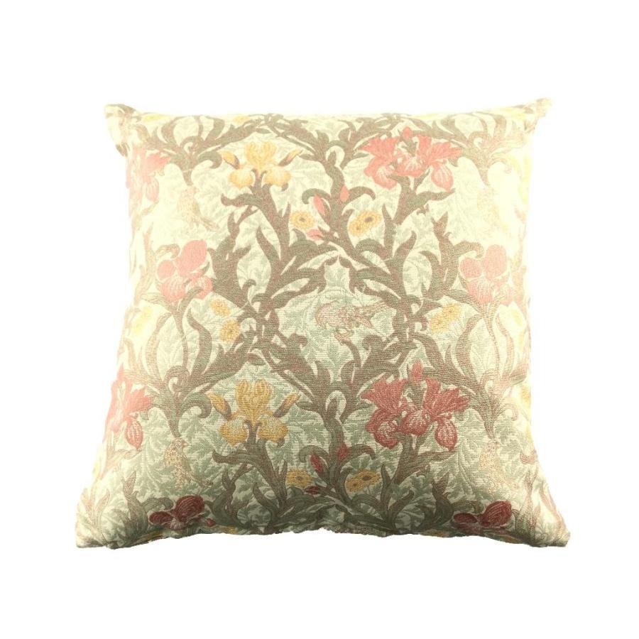 WILLIAM MORRIS GALLERY ウィリアム モリス クッション ファスナー式 日本製 洗濯可 45x45cm アイリス レッド系 : アウトレットン - 通販 - Yahoo ...