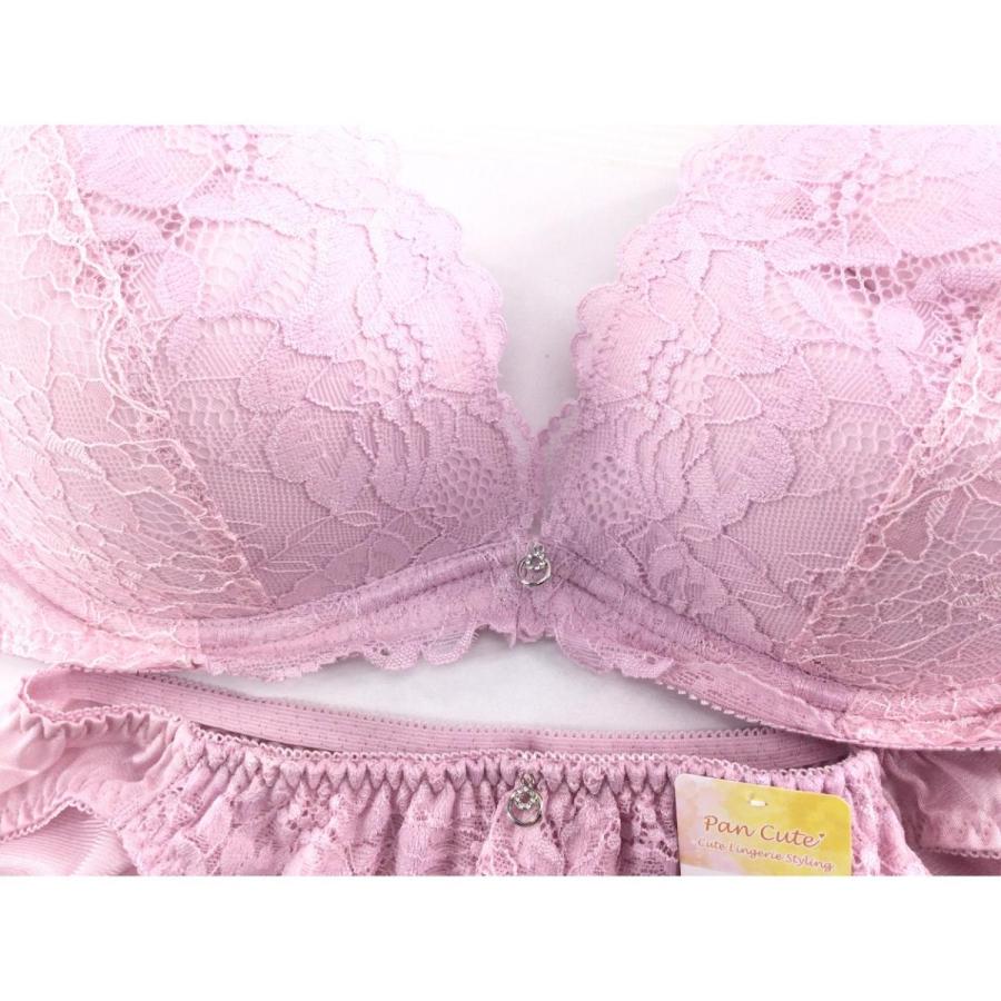 ブラジャーショーツセット 脇肉すっきり ベーシックワンカラーレース H85/LL ピンク : t889 : アウトレットン - 通販 - Yahoo!ショッピング
