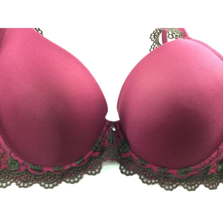 Triumph ブラジャー トリンプ 柔らかモールド 肩ひもレース 二配色 大きいサイズ C75 ワインxブラウン 送料250円 : アウトレットン - 通販 - Yahoo!ショッピング