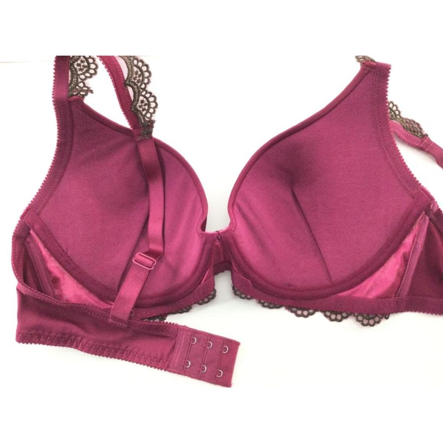 Triumph ブラジャー トリンプ 柔らかモールド 肩ひもレース 二配色 大きいサイズ C75 ワインxブラウン 送料250円 : アウトレットン - 通販 - Yahoo!ショッピング