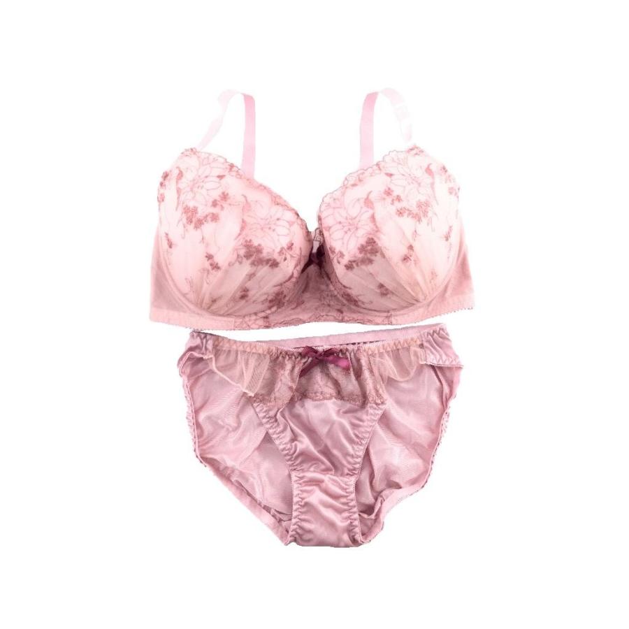 ブラジャーショーツセット オリエンタル風 リリーレース 大きいサイズ F85/LL ピンク 送料250円 : u778 : アウトレットン - 通販 - Yahoo!ショッピング