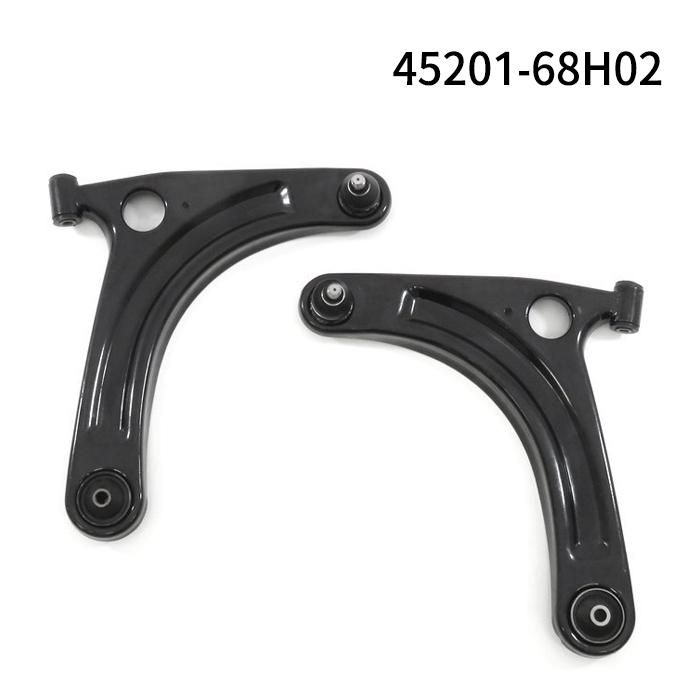 全国送料無料 6ヶ月保証 フロント ロアアーム 左右セット 45201-68H02 45201-68H00 互換品 純正交換 カスタム 車検 ...