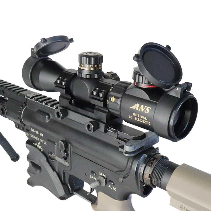 ANS Optical 1.5-5.5倍 可変ズーム ショートスコープ 32mmレンズ ロック機能 2色 イルミネート ミドルワンピースマウ : アウトサイダーYahoo!店 - 通販 ...