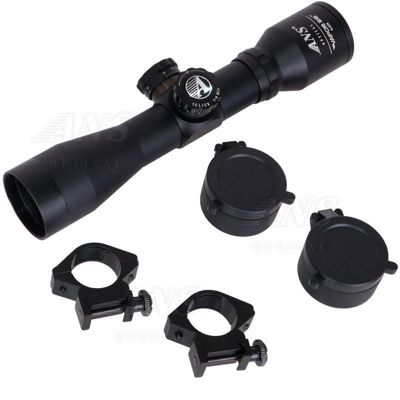 ANS Optical 4倍固定 ショートスコープ 4x32S 軽量 250g ローマウントリング セット 4倍スコープ MP5など コンパクト : アウトサイダーYahoo!店 - 通販 ...