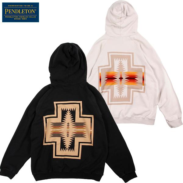 PENDLETON ペンドルトン ラグランバックプリントスウェットフーディー(メンズ) 1475-5006 19801357 コットンパーカー 長袖 :1475-5006:アウトスポット ...