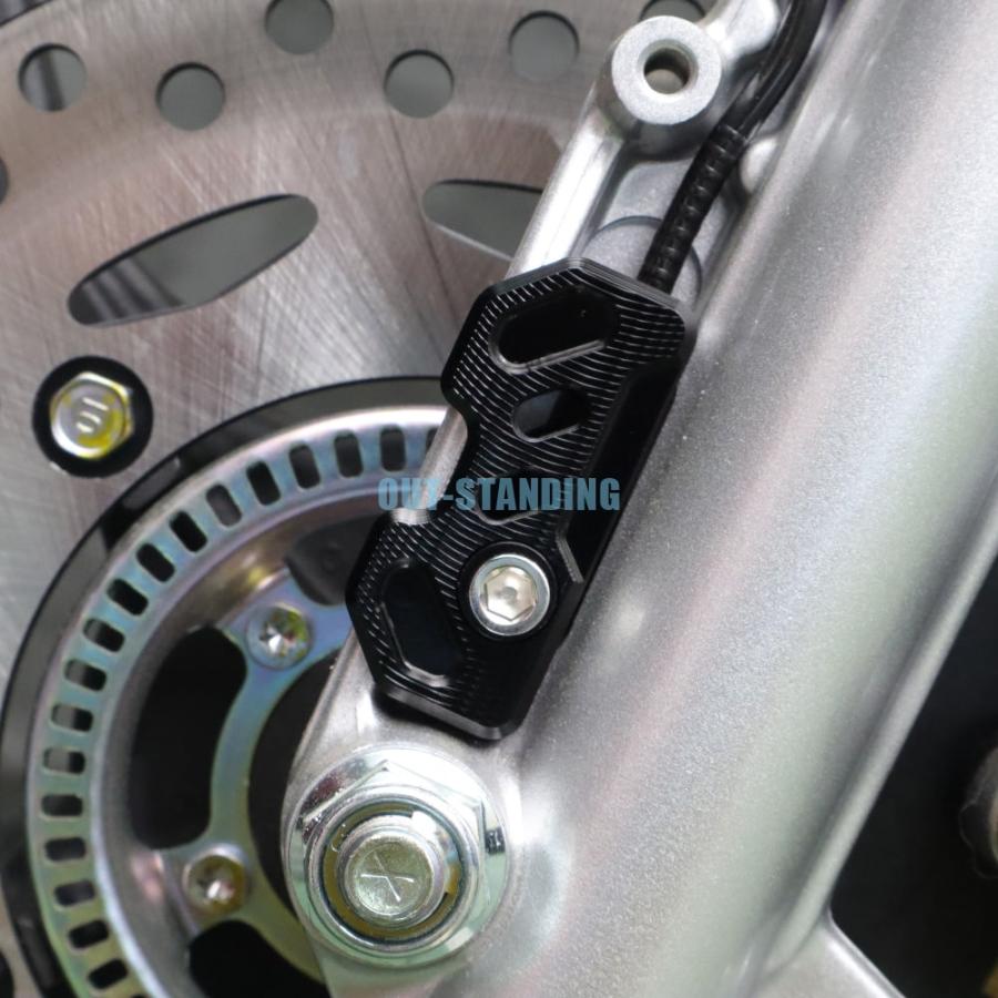 クロスカブ JA60専用 ABSセンサーガード アルミ製 ブラック 黒 外装 カスタムパーツ : アウトスタンディングMC 2nd - 通販 - Yahoo!ショッピング