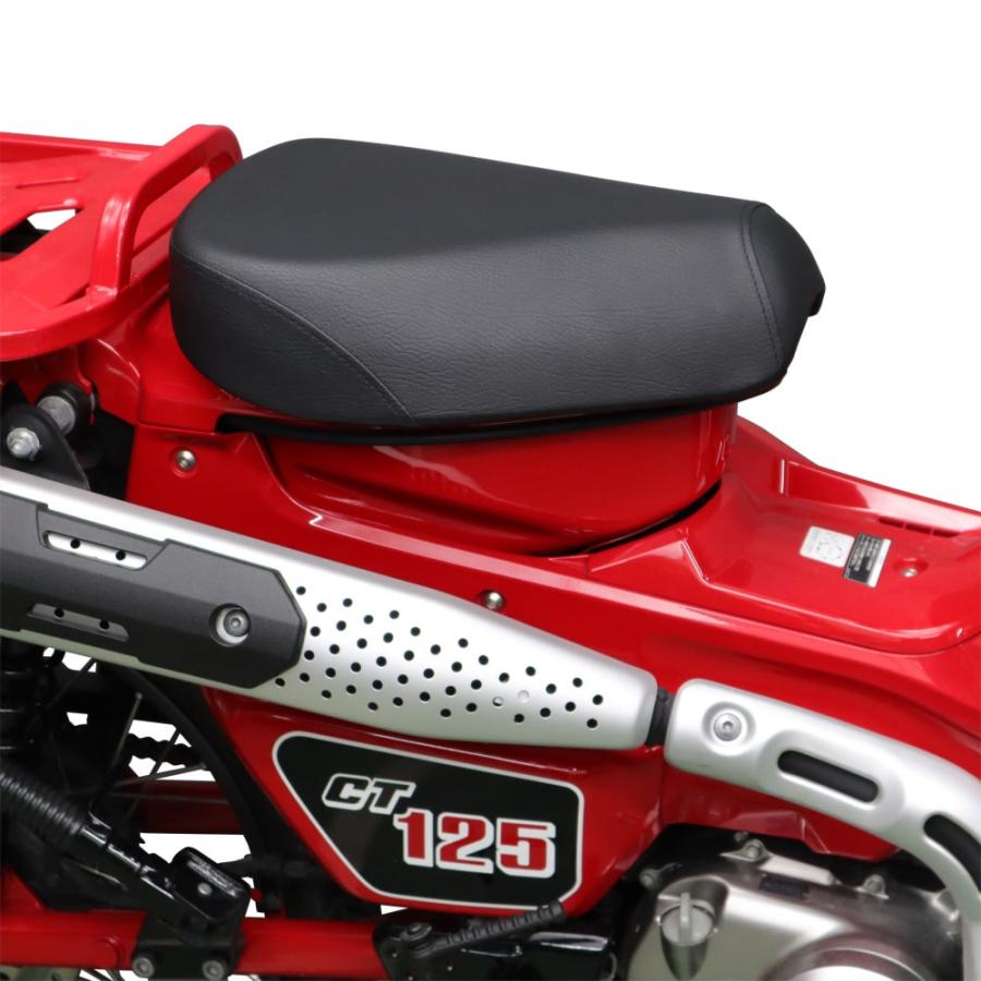シングルシート CT-10 ホンダ ハンターカブ CT125 JA55 JA65 黒 ブラック : アウトスタンディングMC - 通販 ...