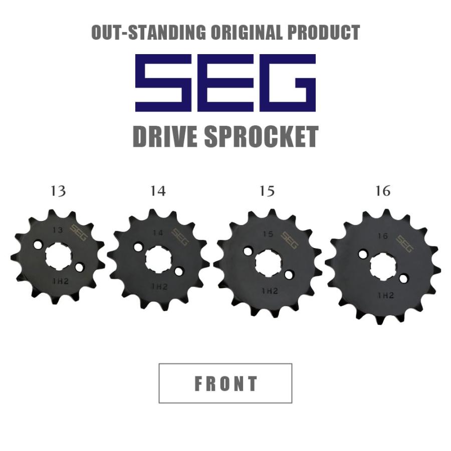 スーパーカブ アウトスタンディング 【SEG】フロント ドライブ スプロケット 15丁 フィキシングプレート1枚付 カブ 高精度 耐久性 ...