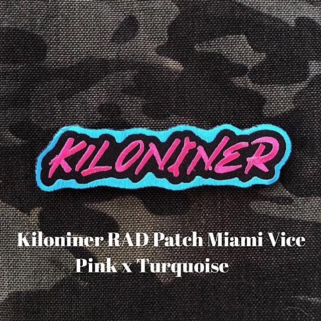 キロナイナー ラッドパッチ ピンク×ターコイズ ミニパッチ KILONINER RAD Patch Miami Vice4 Pink x Turquoise - mini Morale ...