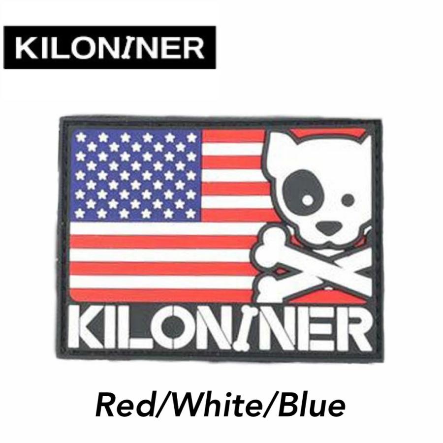 KILONINER キロナイナー フリーダムクロスボーンドッグアンドロゴパッチ KILONINER Freedom Crossbones Dog and Logo Patch PVCパッチ ...