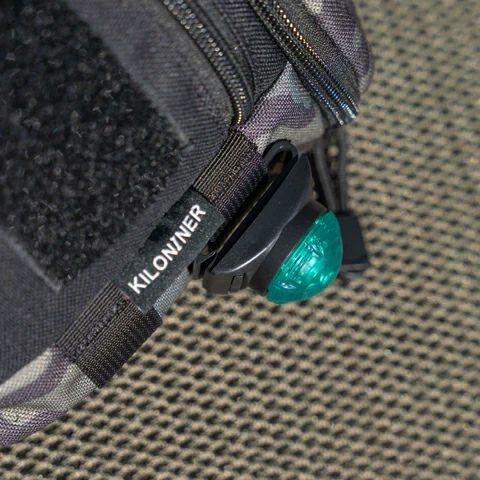 KILONINER SF1 Clip-on Safety Light キロナイナー クリップセーフティーライト/ ミリタリー お出かけ 安全 : Out Tail Dog Outdoor ...