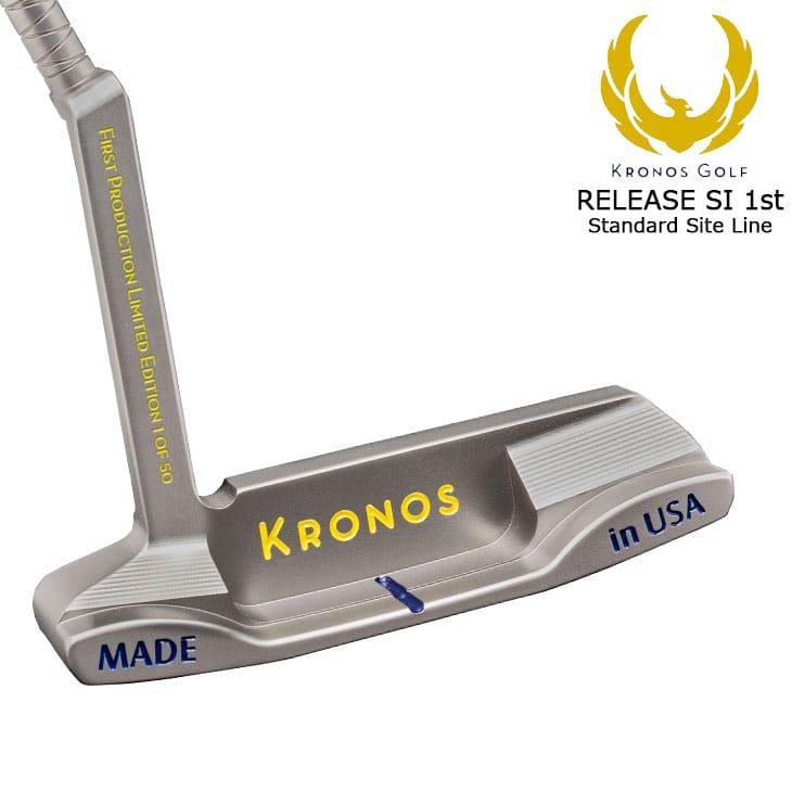 KRONOS GOLF クロノスゴルフ RELEASE SI 1st Standard Site Line リリース ファースト ピン型パター(ブレードタイプ) 34インチ 2023年 ...