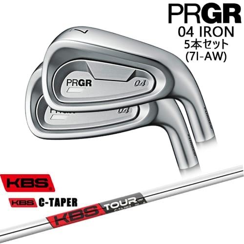 PRGR 04 IRON アイアン5本set(7I-AW) 右用[7A]プロギアPRGR KBS C-TAPER : カスタムクラブ工房 ...