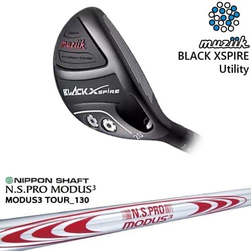 muziik BLACK XSPIRE Utility ユーティリティ[UT]ムジークMUZIIK N.S.PRO MODUS3 TOUR 130 日本シャフト : カスタムクラブ工房 ...