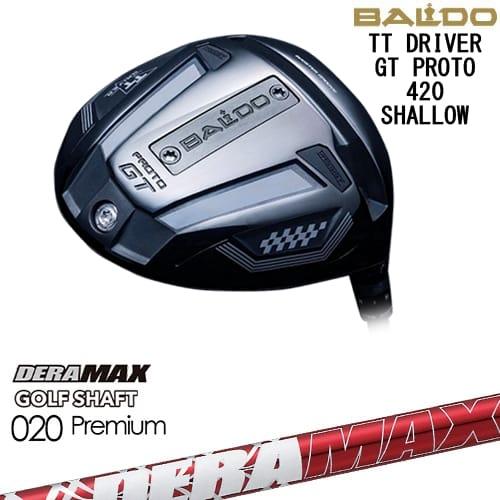 BALDO TT DRIVER GT PROTO 420 SHALLOW ドライバー[DW]バルドBALDO DERA MAX GOLF SHAFT 赤デラ 020D デラマックス ...