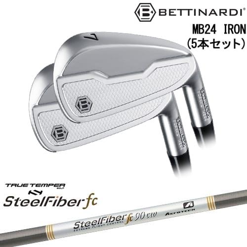 MB24 IRON マッスルバック アイアン5本set(6I-PW)[6P]ベティナルディBETTINARDI スチールファイバーfc(パラレル) SteelFiberTRUE TEMPER ...