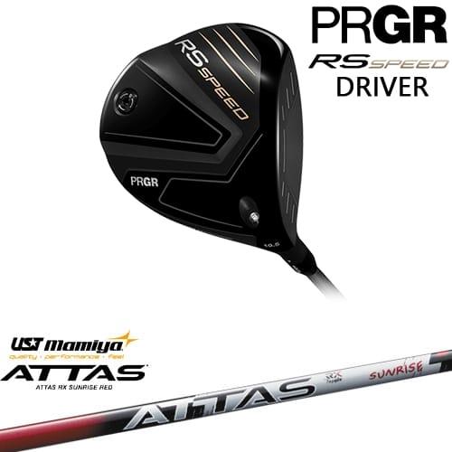 PRGR RS SPEED ドライバー 2025年モデル 右用[DW]プロギアPRGR ATTAS RX SUNRISE RED アッタスアールエックスサンライズレッド マミヤmamiya ...