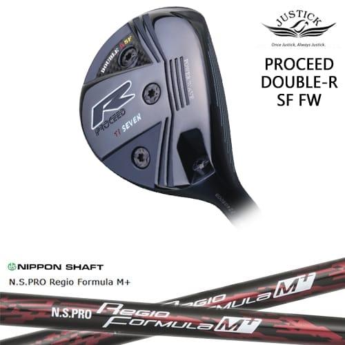 PROCEED DOUBLE-R SF FW フェアウェイウッド[FW]ジャスティックJUSTICK N.S.PRO Regio Formula M + レジオフォーミュラMプラス : c ...