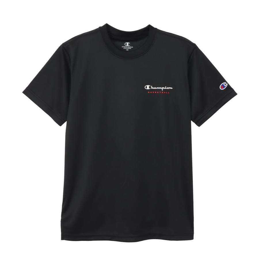 Champion チャンピオン CHAMPION CK-BB334 SHORT SLEEVE T-SHIRT BASKETBALL ウェア(キッズ) ブラック : ファッション雑貨オーバー ...