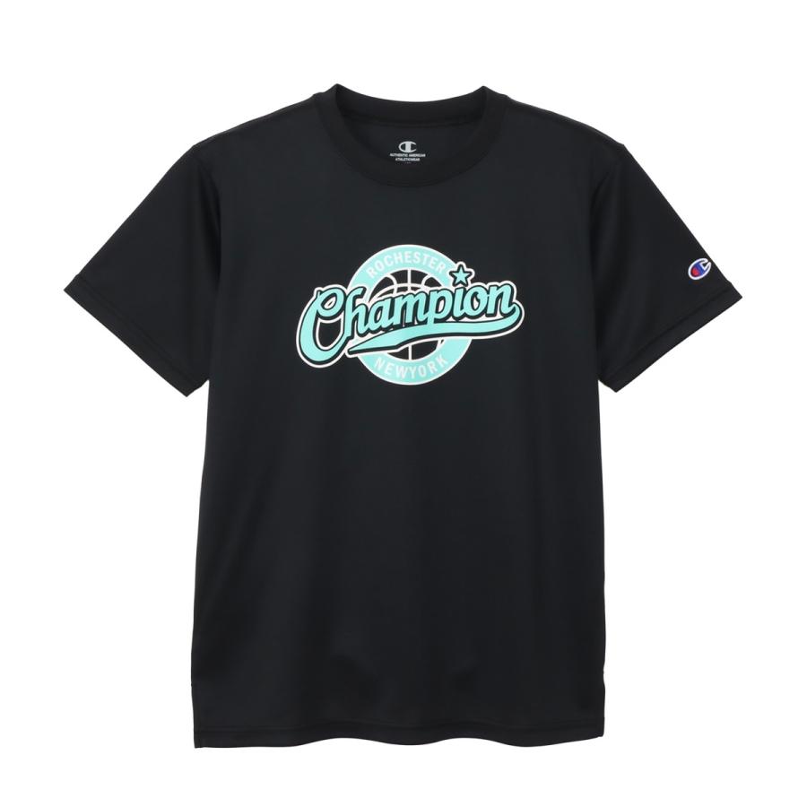 Champion チャンピオン CHAMPION CK-BB331 SHORT SLEEVE T-SHIRT BASKETBALL ウェア(キッズ) ブラック : オーバーフラッグスポーツ ...