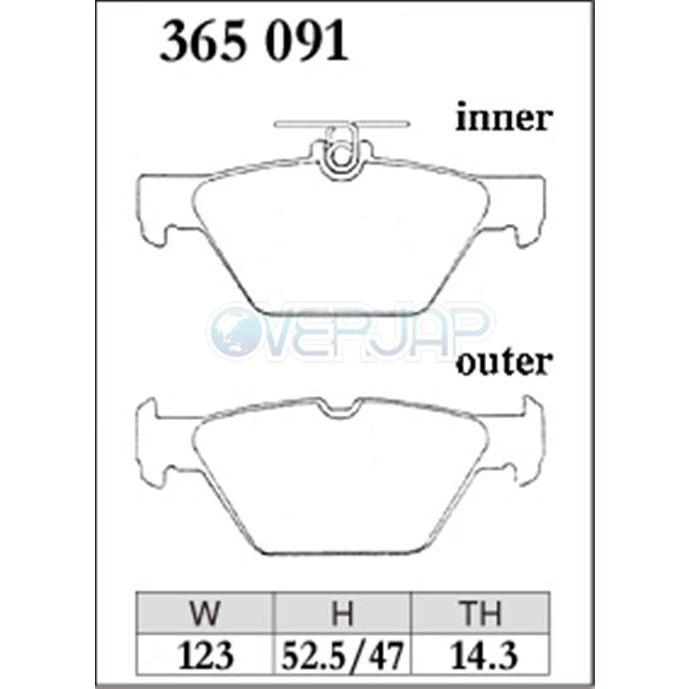 DIXCEL M361075 / 365091 Mタイプ ブレーキパッド 1台分セット スバル レヴォーグ VMG 14/06〜 2000 2.0GT/GT-S : OVERJAP 2号店 ...
