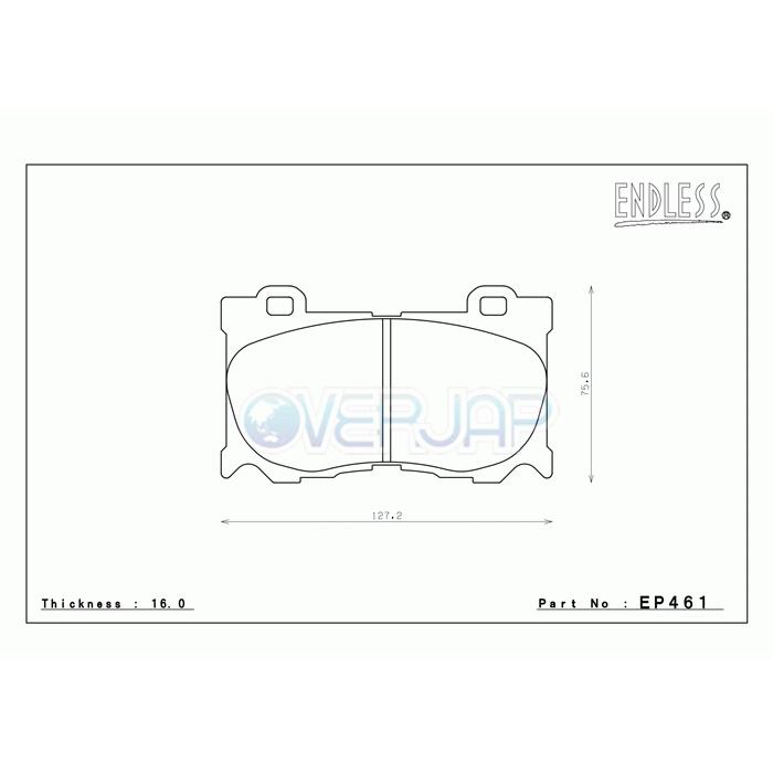 ENDLESS SSS EP461 ブレーキパッド フロント左右セット フェアレディ Z Z34 2008/12〜 3700 VersionS・VersionST・NISMO ...