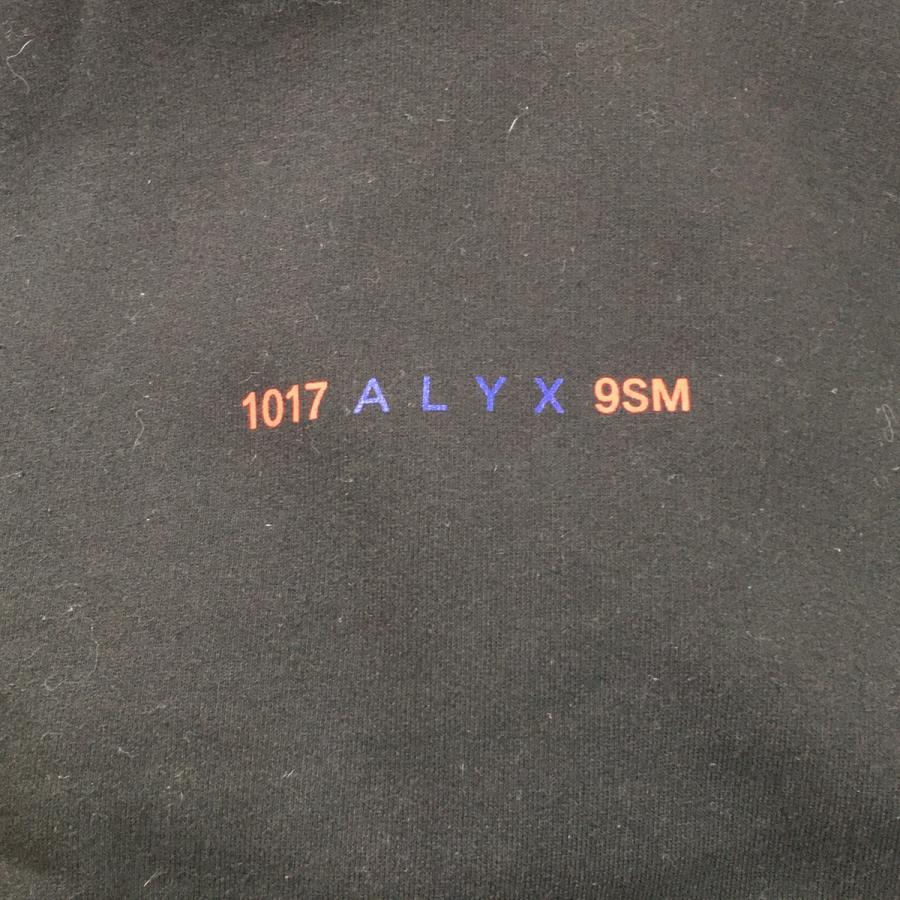 【中古】1017 ALYX 9SM アリクス ロゴコレクション フーディー パーカー LOGO COLLECTION HOODIE VISUAL S19-ALYX-AUU BLACK 黒 M ...