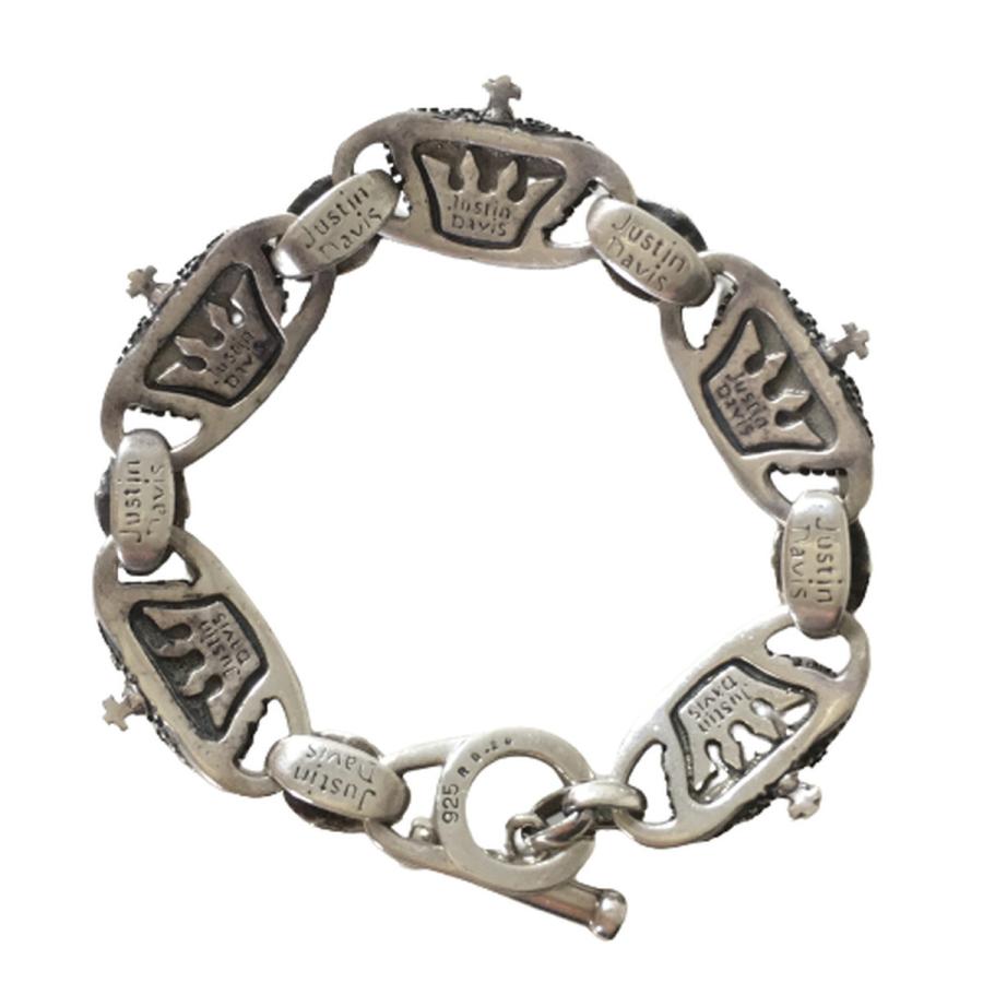 Justin Davis ジャスティンデイビス ブレスレット SML QE シルバーブレス SBJ118 石入り 5リンク : 2311110107 : オーバーラップヤフー店 - 通販 ...