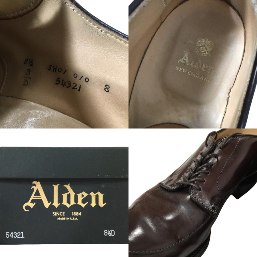 Alden オールデン 54321 コードバン Vチップ モディファイドラスト バーガンディ SHELL CORDOVAN 8.5D 26.5cm : オーバーラップヤフー店 - 通販 ...