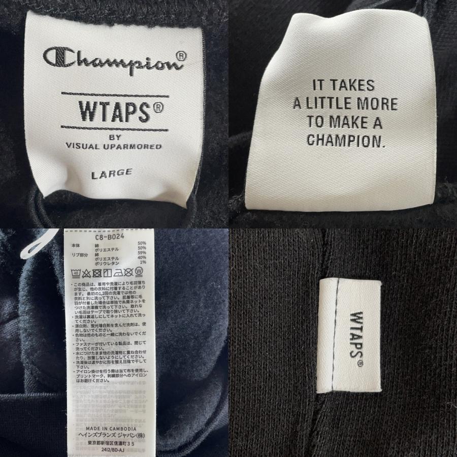WTAPS 良品 ダブルタップス 25SS Wtaps Champion Academy Crew Neck CTPL Gray クルーネック 242HBCHD-CSM03S 黒 03 L ...