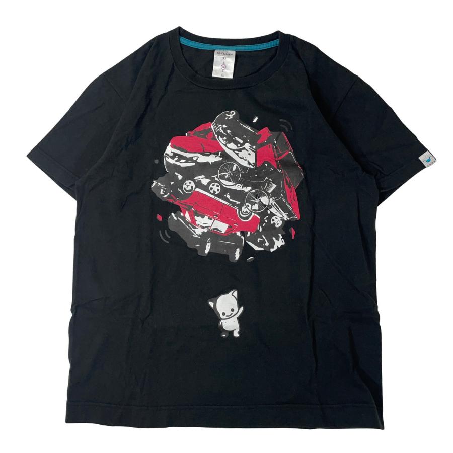 CUNE キューン Tシャツ 半袖 CAR 廃車 廃棄 くるま ブラック 黒 M : オーバーラップヤフー店 - 通販 - Yahoo!ショッピング
