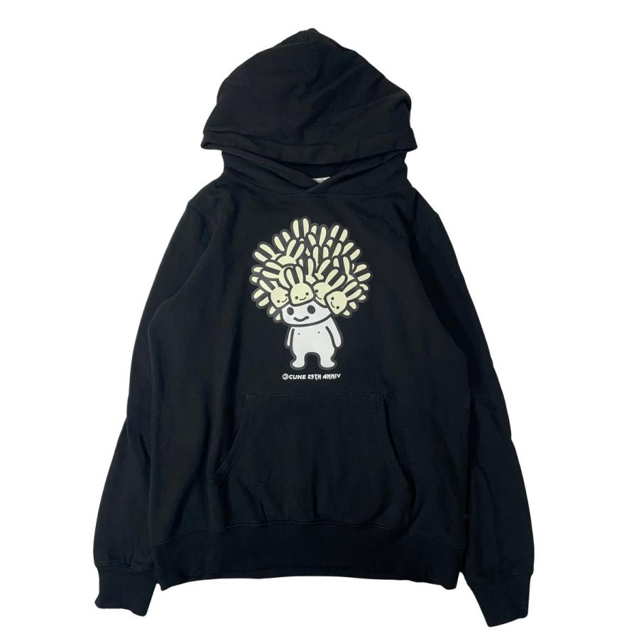 CUNE キューン パーカー 25周年 記念 25th Anniversary ブラック 黒 M : オーバーラップヤフー店 - 通販 - Yahoo!ショッピング
