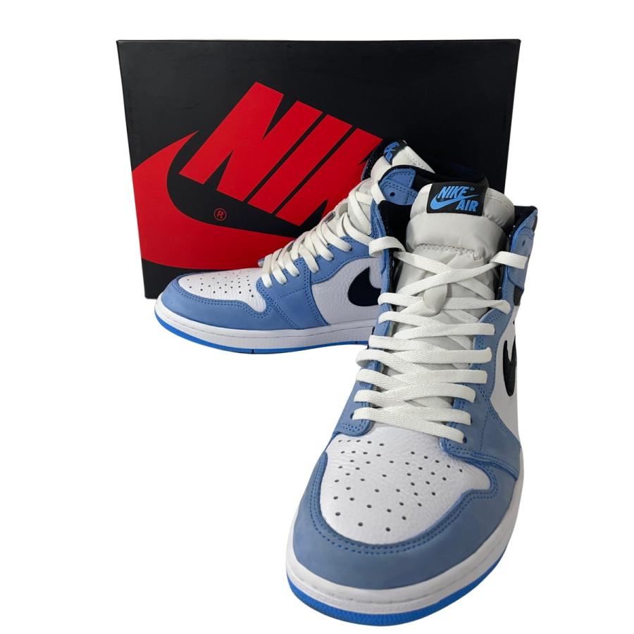 NIKE ナイキ AIR JORDAN 1 HIGH OG University Blue AJ1 エアジョーダン ユニバーシティブルー ...