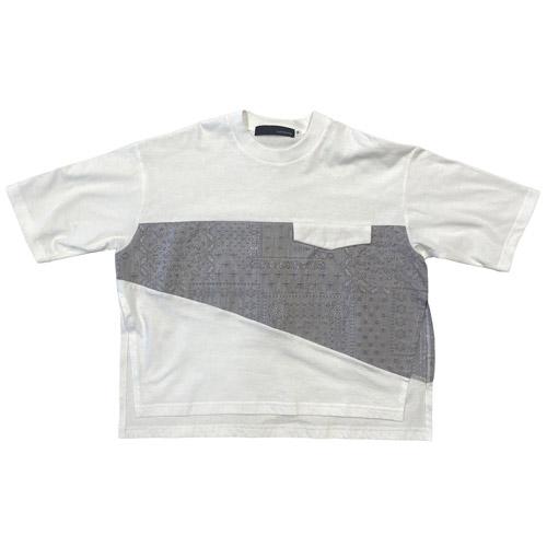 50%OFF SALE セール ヌヌフォルム レディース Tシャツ 155cm/163cm nunuforme バンダナ切替T 半袖 2023春夏 メール便OK 51-nf19-920 ...