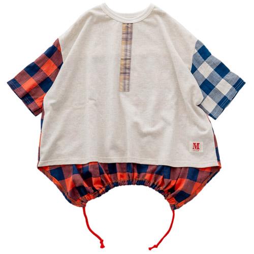 MOL（モル） 50%OFFセール SALE 子ども服 Tシャツ 90cm-150cm MOL mix check T ミックスチェックT ...
