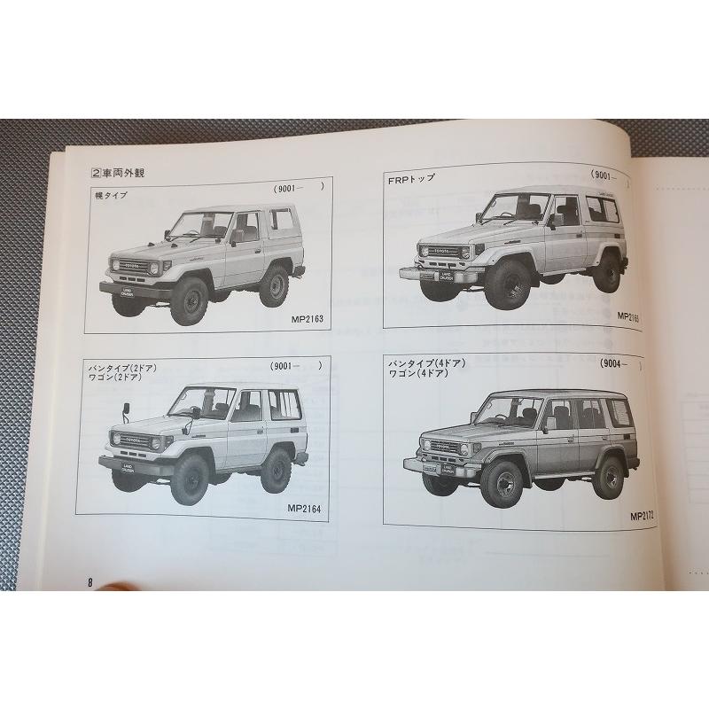 即決！ランドクルーザー//パーツリスト/FJ75 HZJ70 HZJ73 HZJ75 HZJ77 LJ71 LJ78 PZJ70 PZJ77 KZJ71 KZJ78/ランクル/パーツカタログ ...
