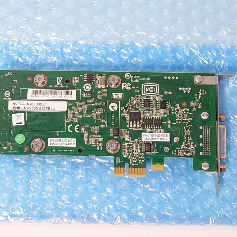 グラフィックボード NVIDIA NVS 300 ロープロファイルデザイン準拠のマルチモニター向け PCI-Express対応 : eco ...