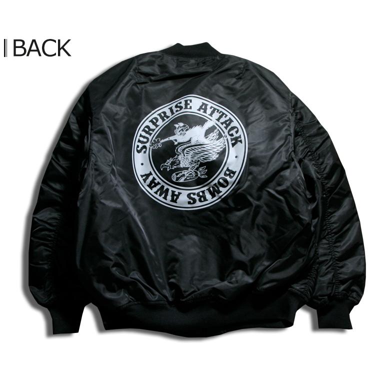 CONFUSE MA-1 メンズ ミリタリージャケット フライト ブルゾン 中綿 ナイロン プリント アウター アメカジ ブランド ゆったり ...