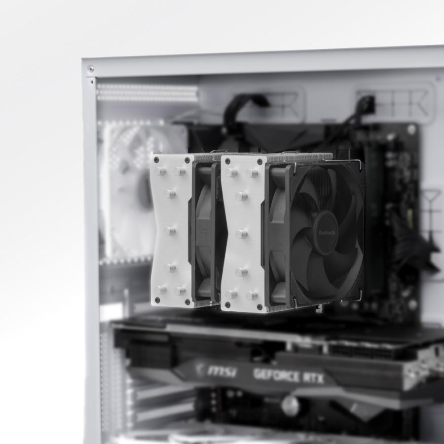 Owltech CPUクーラー 高性能 空冷デュアルPWMファン 鉄製バックプレート : オウルテックダイレクト Yahoo!店 - 通販 - Yahoo!ショッピング