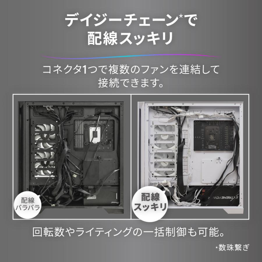 Owltech PCケースファン 120mm 1個 ホワイト LED ARGB対応 : オウルテックダイレクト Yahoo!店 - 通販 - Yahoo!ショッピング