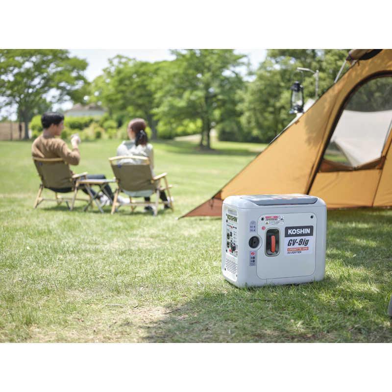 工進 工進(KOSHIN) カセットガス インバーター 発電機 正弦波 GV-9ig 定格出力 0.9kVA AC-100V 50Hz/60Hz : おやま質店ヤフーショップ - 通販 ...