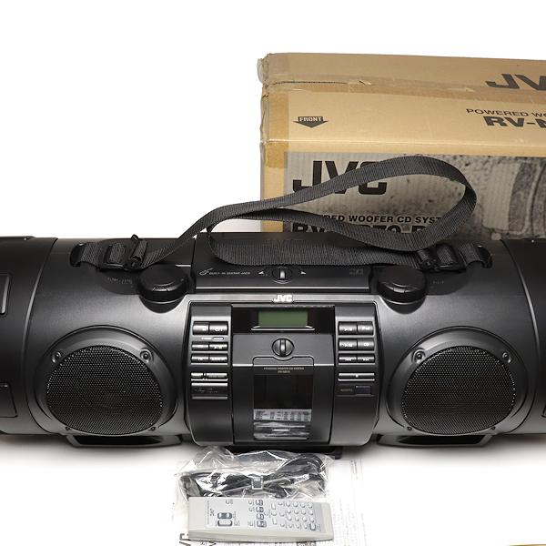 JVC 美品 JVCケンウッド パワードウーハーCDシステム ブラック RV-NB70-B : おやま質店ヤフーショップ - 通販 ...