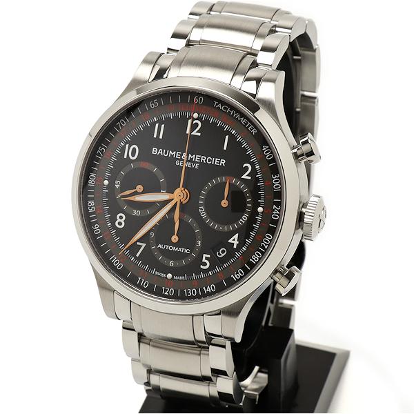 BAUME&MERCIER 美品 ボーム＆メルシエ ケープランド クロノグラフ デイト M0A10067 メンズ 腕時計 : おやま質店ヤフー ...