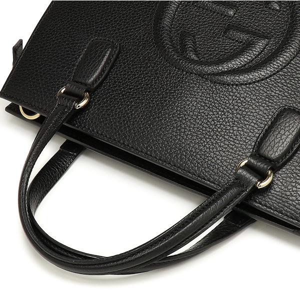 美品 グッチ ソーホー 431571 ハンドバッグ レザー ブラック ショルダーなし GUCCI : 75-4-5 : おやま質店ヤフーショップ - 通販 - Yahoo!ショッピング